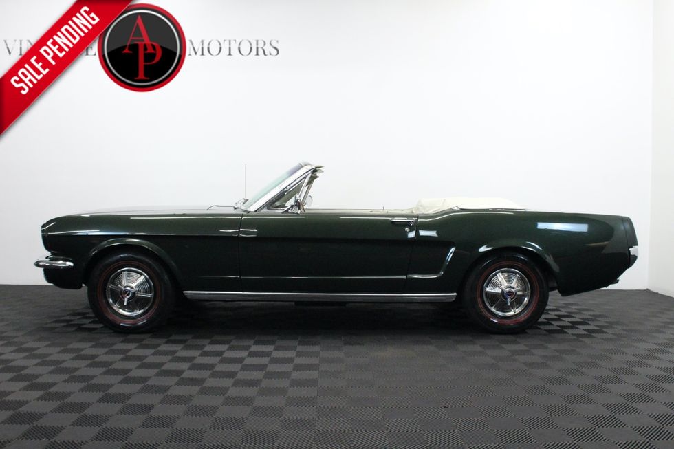 60s Ivy Green Mustang Convertible
