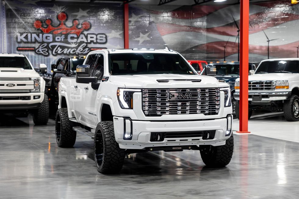 Lifted Duramax White